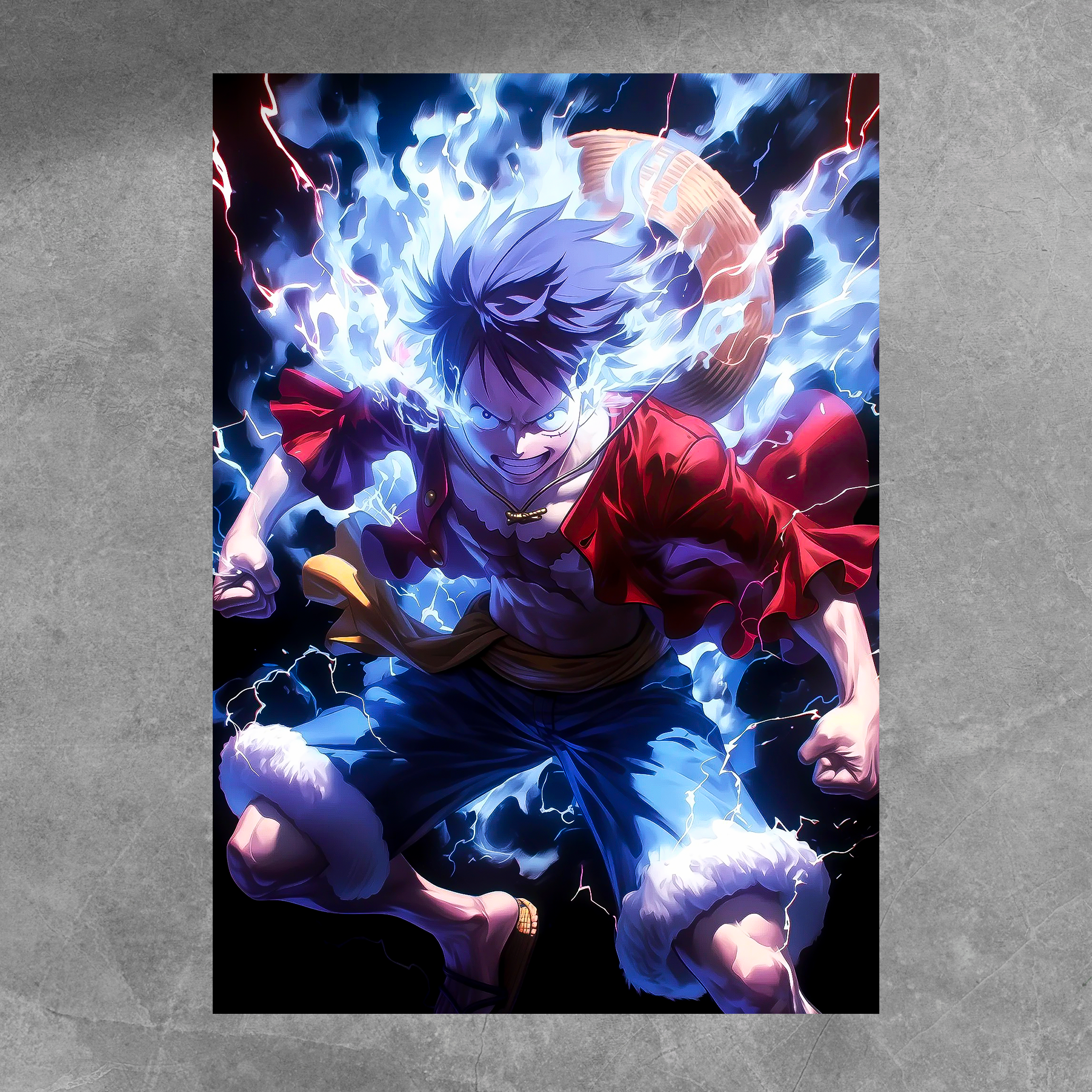 Fierce Luffy Poster – ANZOKU